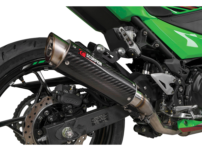 Exosto Escape Mofle Kawasaki Z400/Ninja 400 Carbono Scorpion – Motos Hotwheels