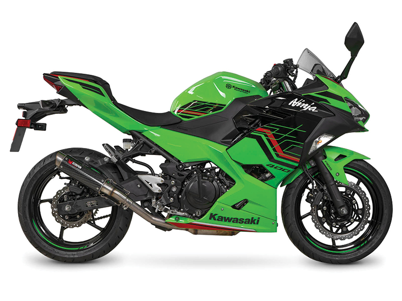 Exosto Escape Mofle Kawasaki Z400/Ninja 400 Carbono Scorpion – Motos Hotwheels