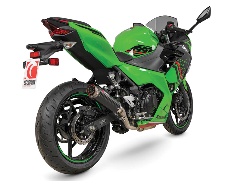 Exosto Escape Mofle Kawasaki Z400/Ninja 400 Carbono Scorpion – Motos Hotwheels