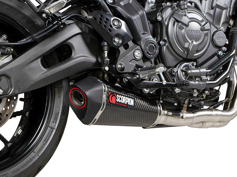 Exosto Escape Mofle Full System Serket Carbono Yamaha Mt 07 Scorpion ...